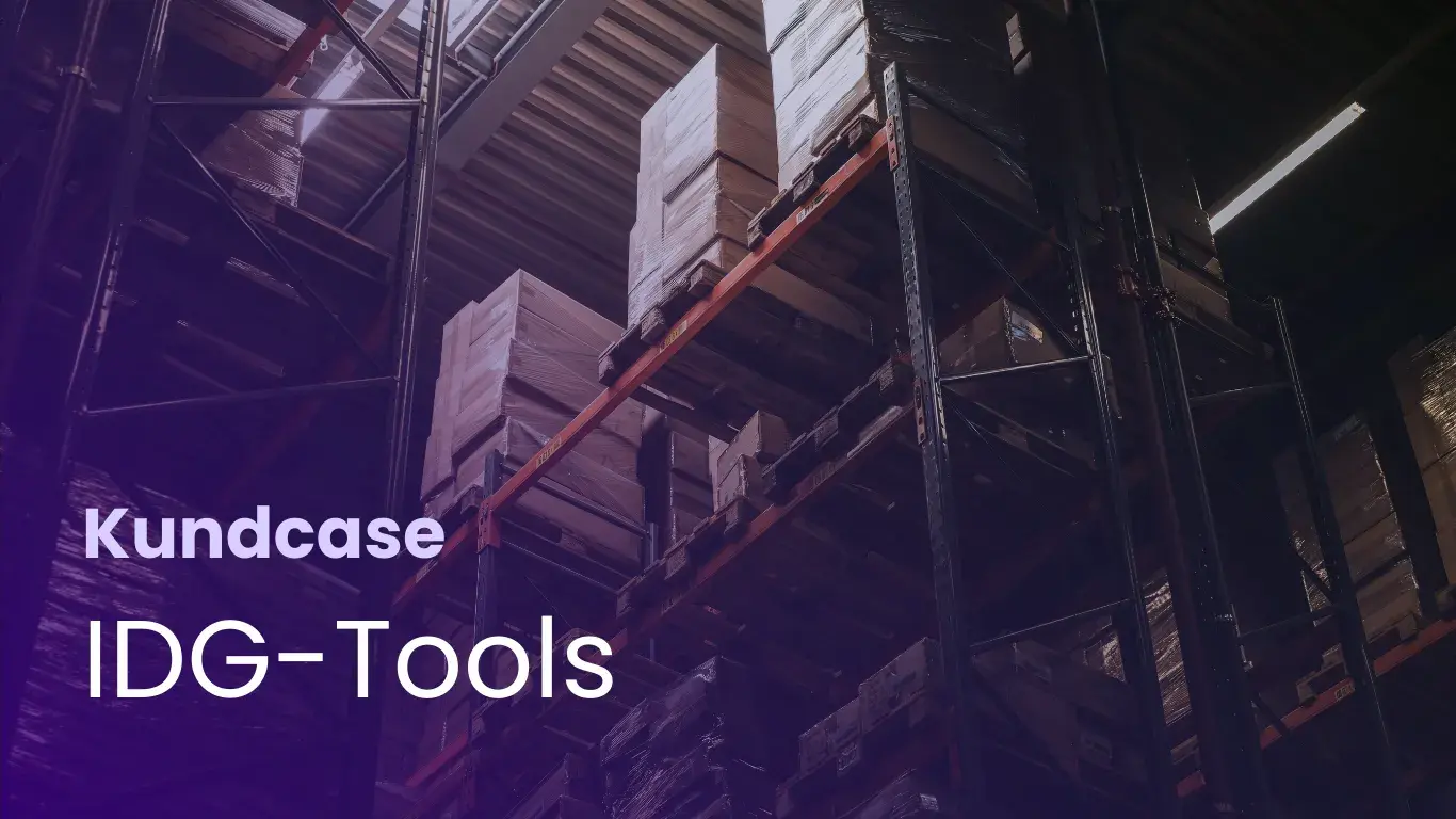 Kundcase IDG-Tools | Exsitec